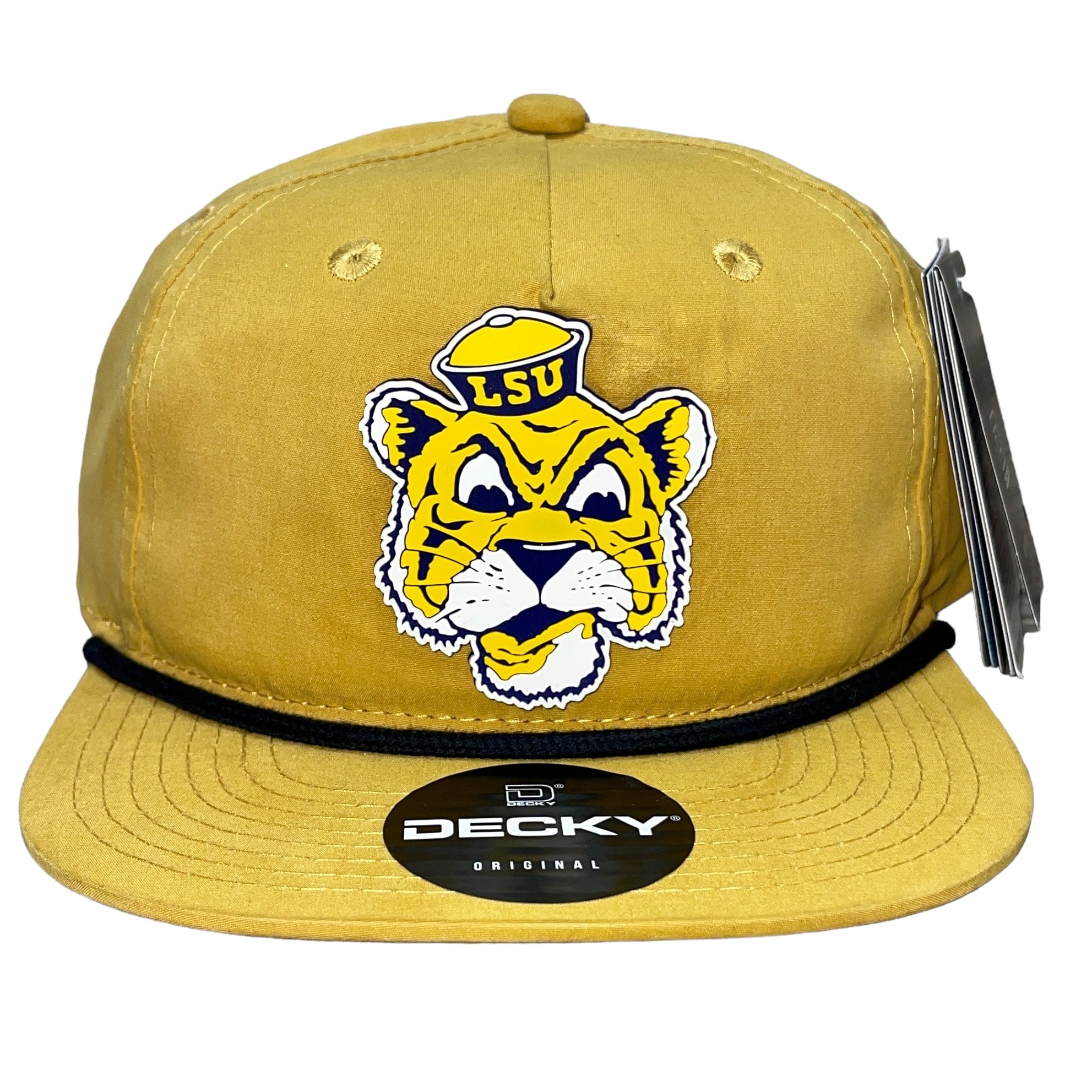 LSU Sailor Mike 3D Classic Rope Hat- Biscuit/ Black – Ten Gallon Hat Co.